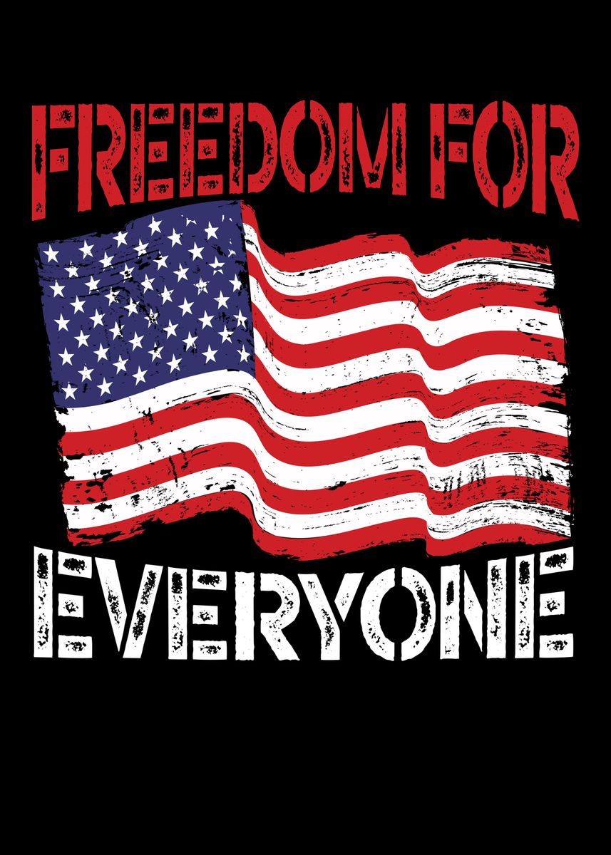 'Freedom For Everyone' Poster by NAO | Displate