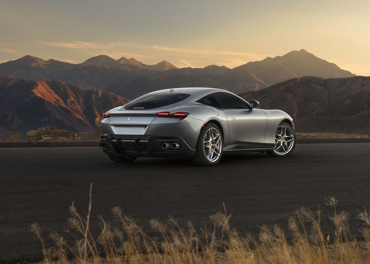 'Ferrari roma' Poster by El Object | Displate