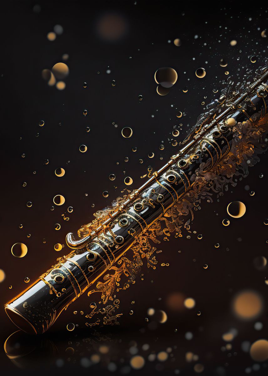 'Colorful flute ' Poster, picture, metal print, paint by Childs Space ...