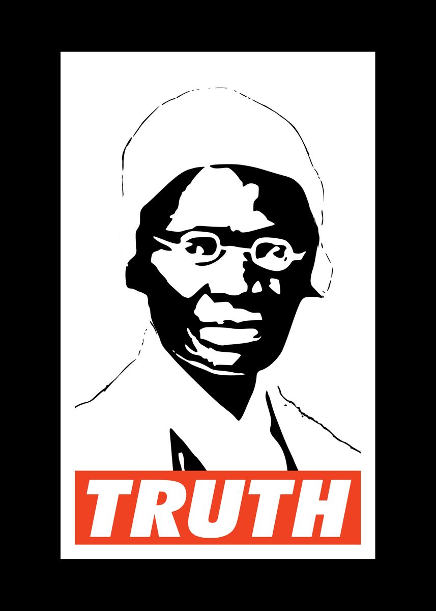 'Sojourner Truth' Poster, picture, metal print, paint by Filip Hellman ...