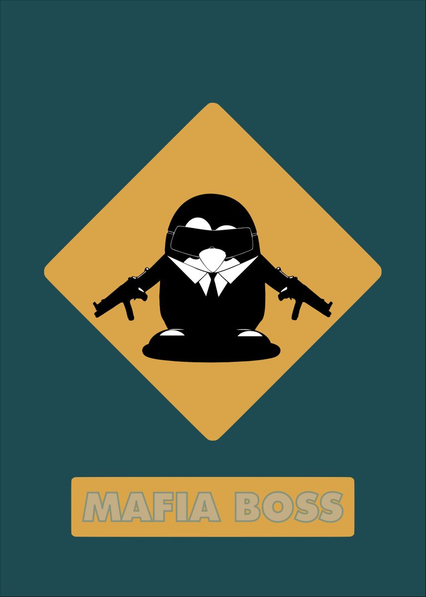 'Mafia Boss' Poster by Aesthetic Posters | Displate