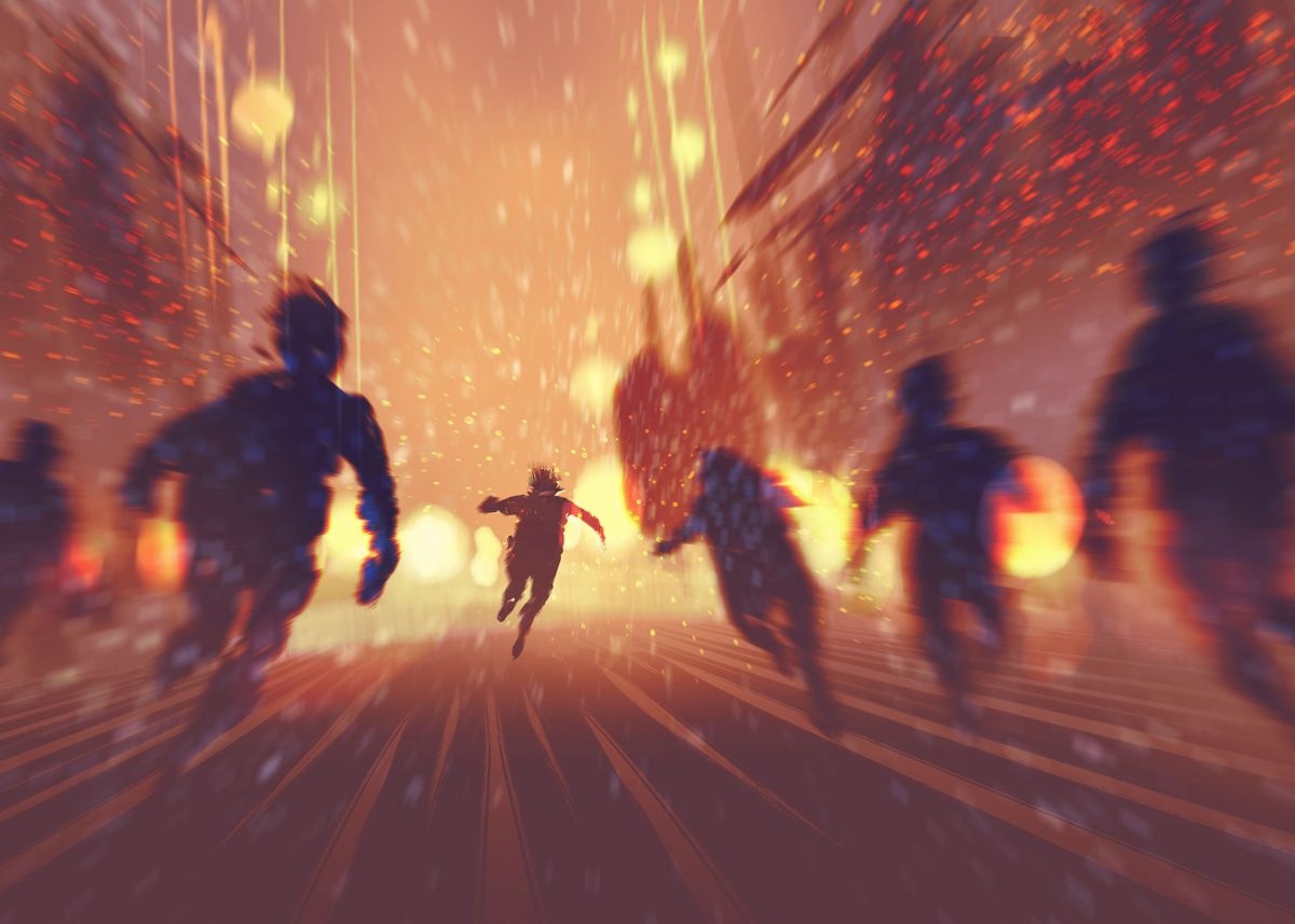 'Fantasy zombie' Poster by Color Art | Displate