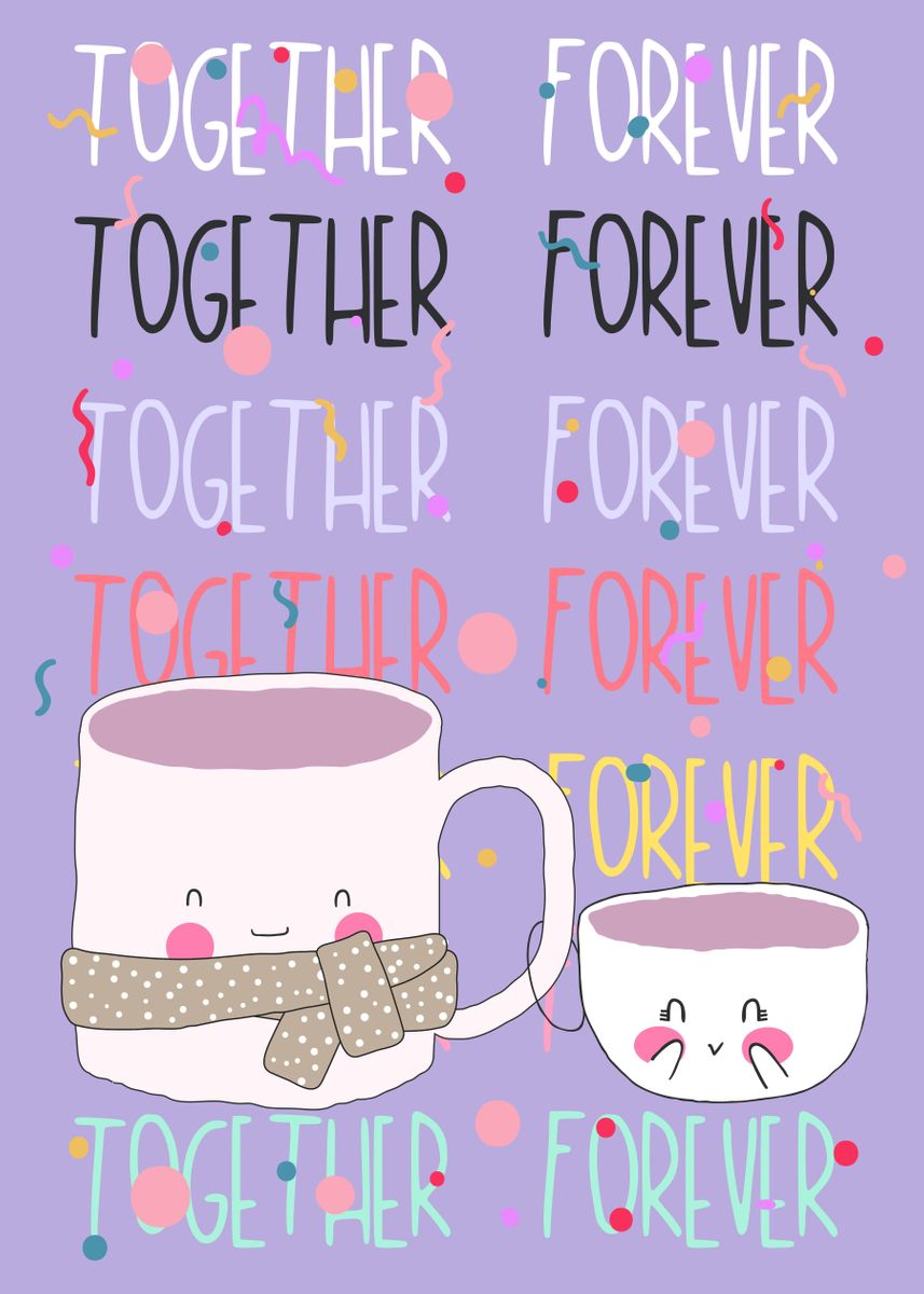 'Sweet Quotes' Poster, picture, metal print, paint by Queensy Collin ...