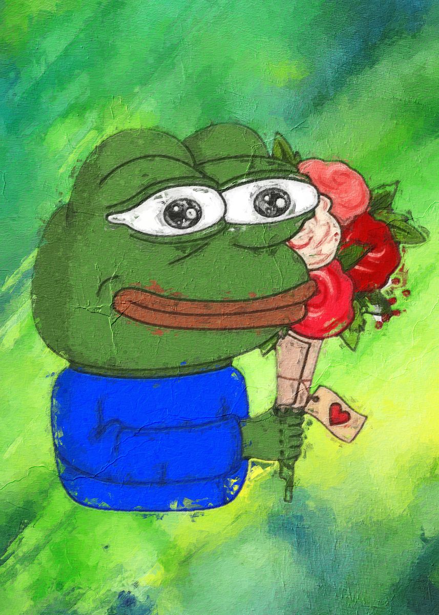 'Pepe the frog' Poster by Meme Daily | Displate