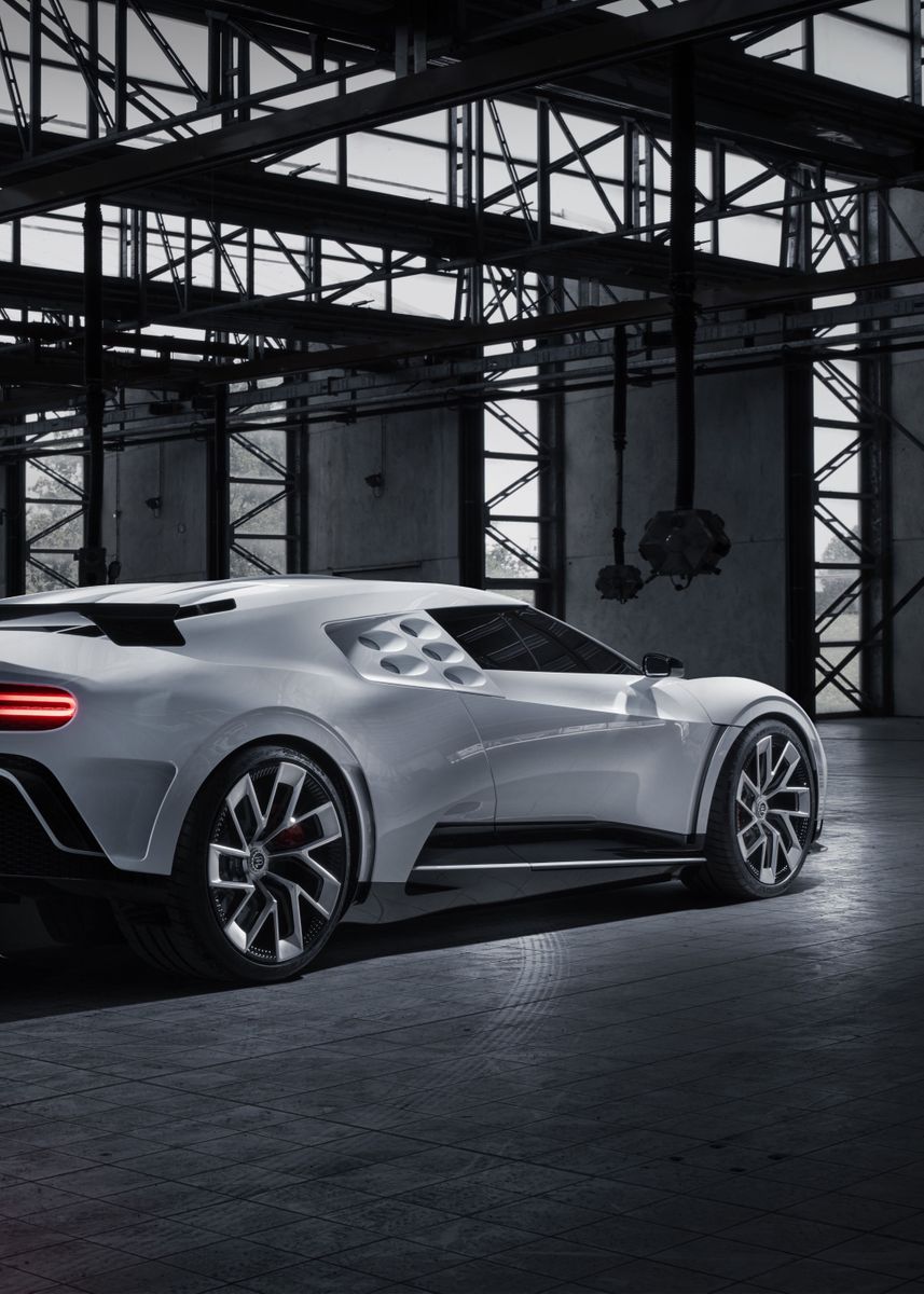 'Bugatti Centodieci' Poster, picture, metal print, paint by Misya Vad ...