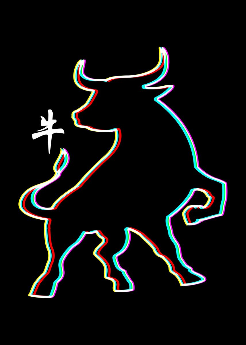'Chinese Zodiac Ox' Poster by FunnyGifts | Displate