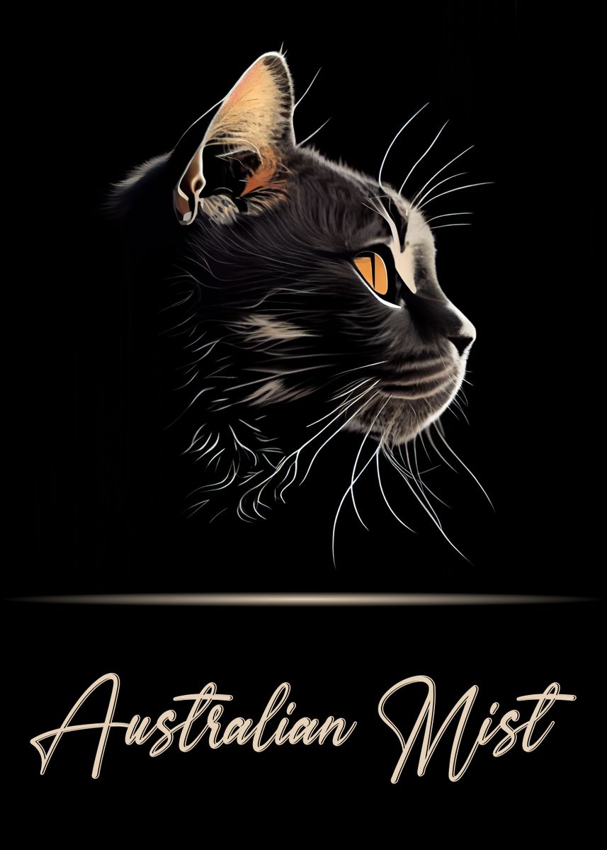 'Elegant Australian Mist' Poster by Artistic Paradigms | Displate