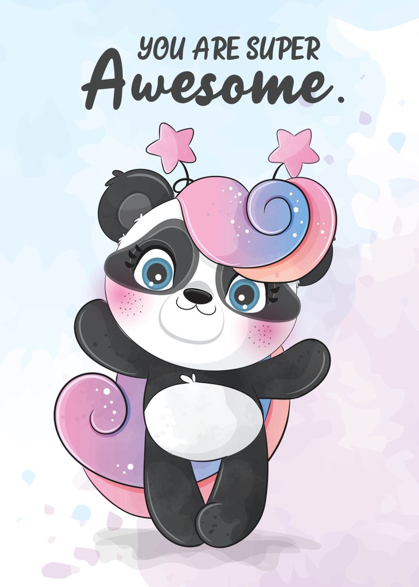 'Cute quotes ' Poster, picture, metal print, paint by Queensy Collin ...