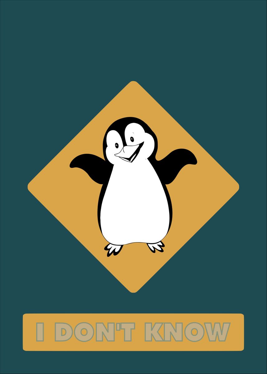 'I Dont Know' Poster, picture, metal print, paint by Aesthetic Posters ...