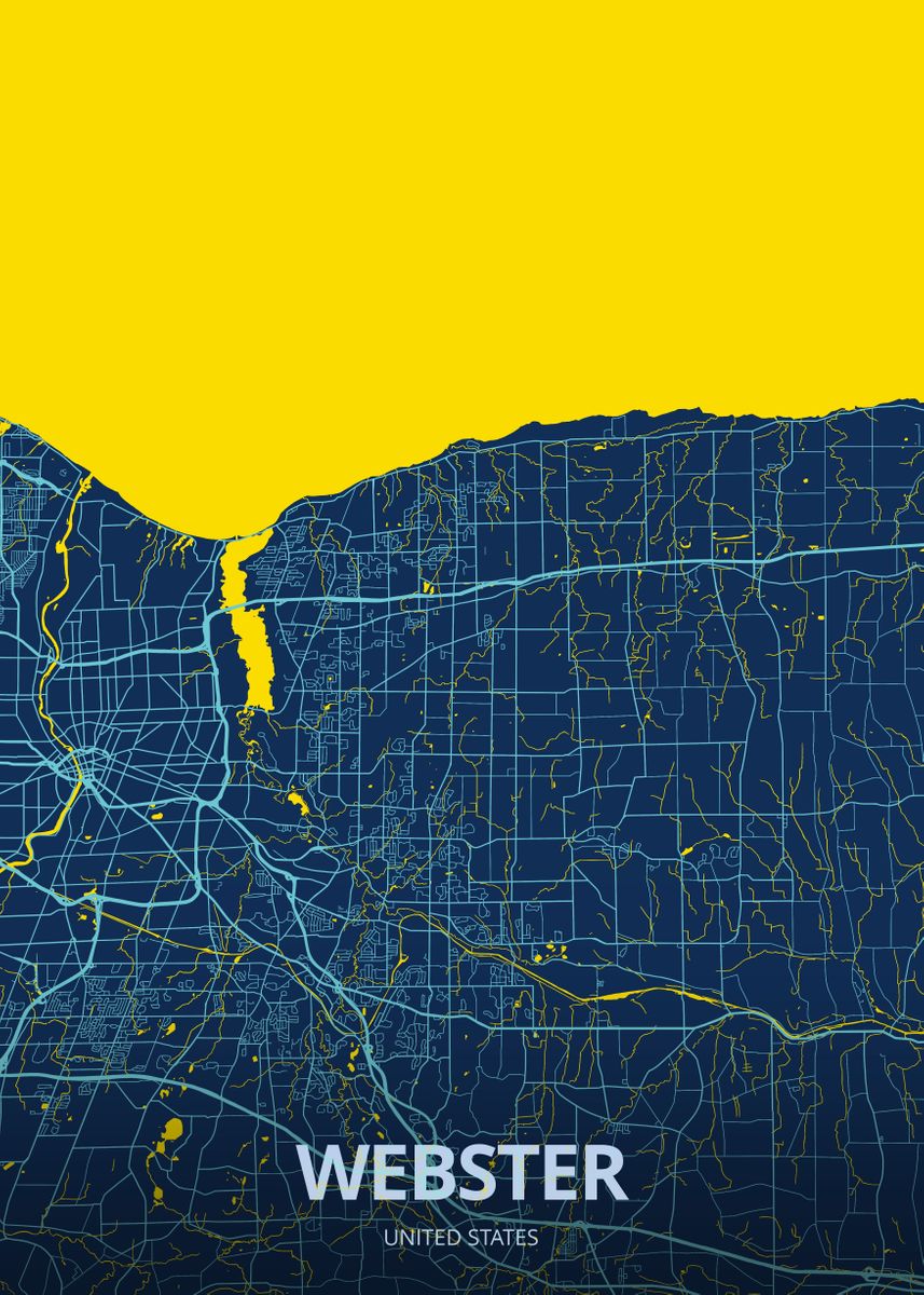 'WEBSTER' Poster, picture, metal print, paint by CRAFTSSSTUDIO | Displate