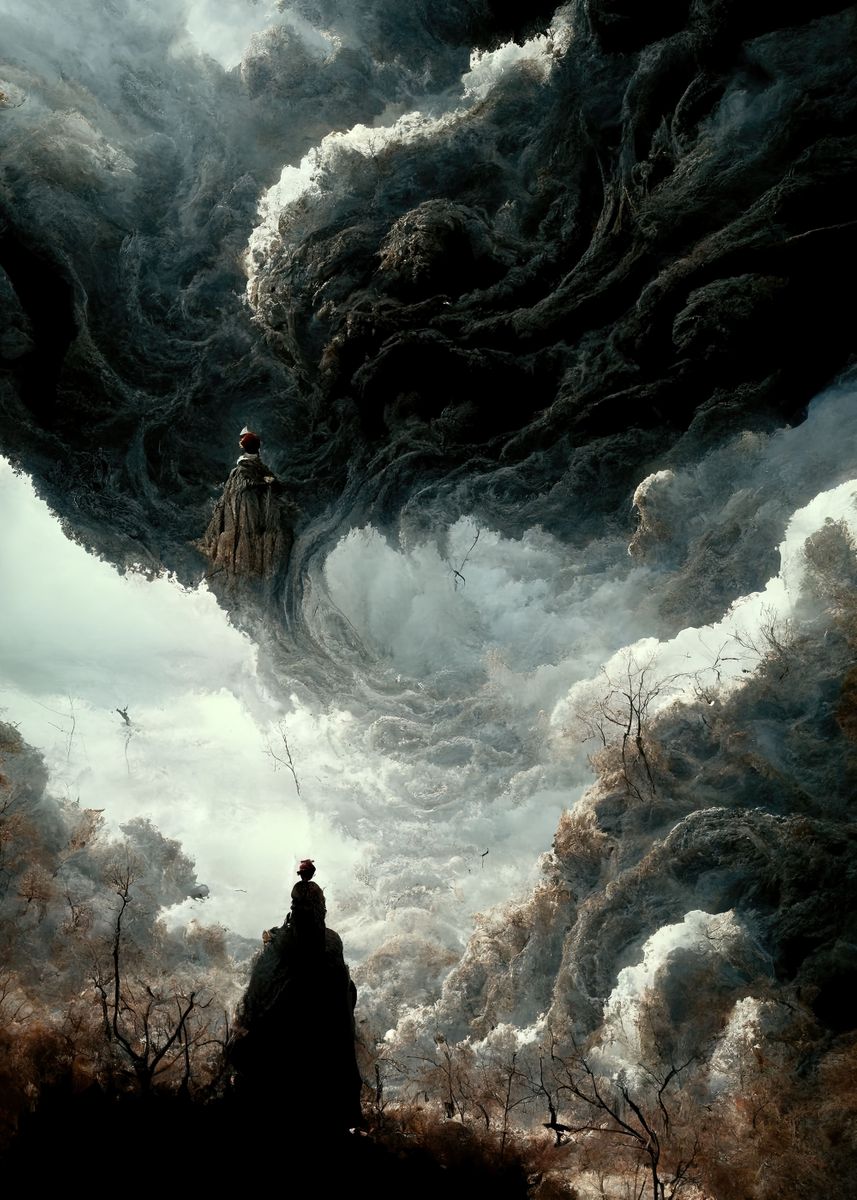 'Tragic' Poster, picture, metal print, paint by Anamitra | Displate