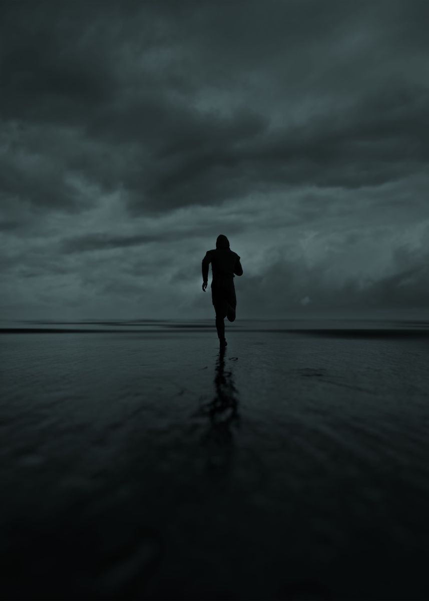 'Runaway' Poster, picture, metal print, paint by Talha Ahmed | Displate