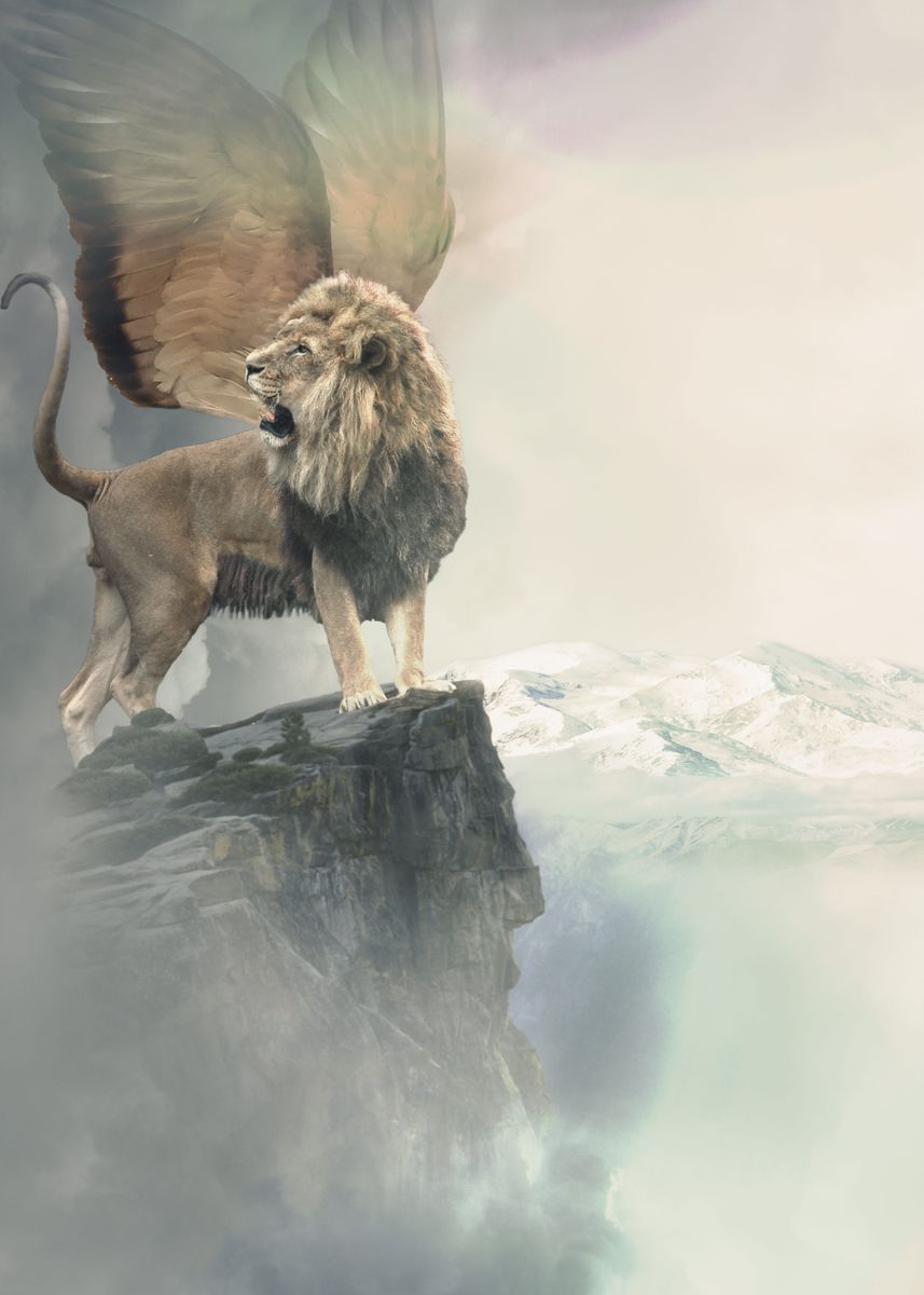 'Mythical Creature' Poster, picture, metal print, paint by Finnick ...