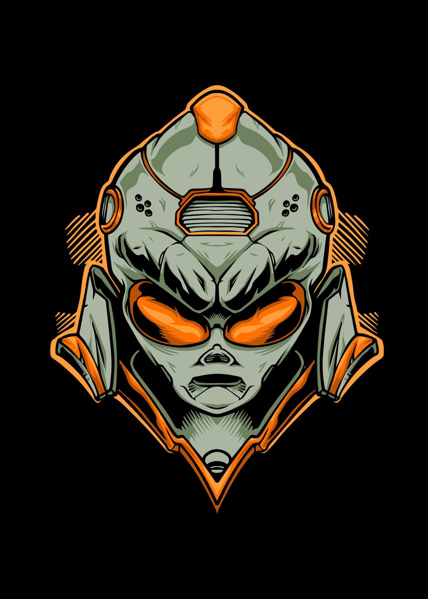 'Alien' Poster, picture, metal print, paint by JusticeEichmann Studio ...