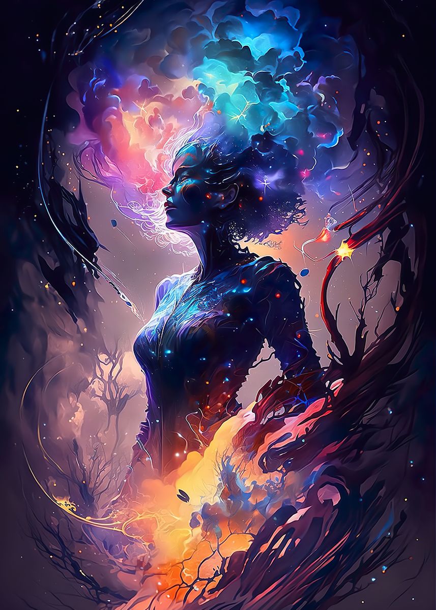 'Anime Transformation' Poster, picture, metal print, paint by ...