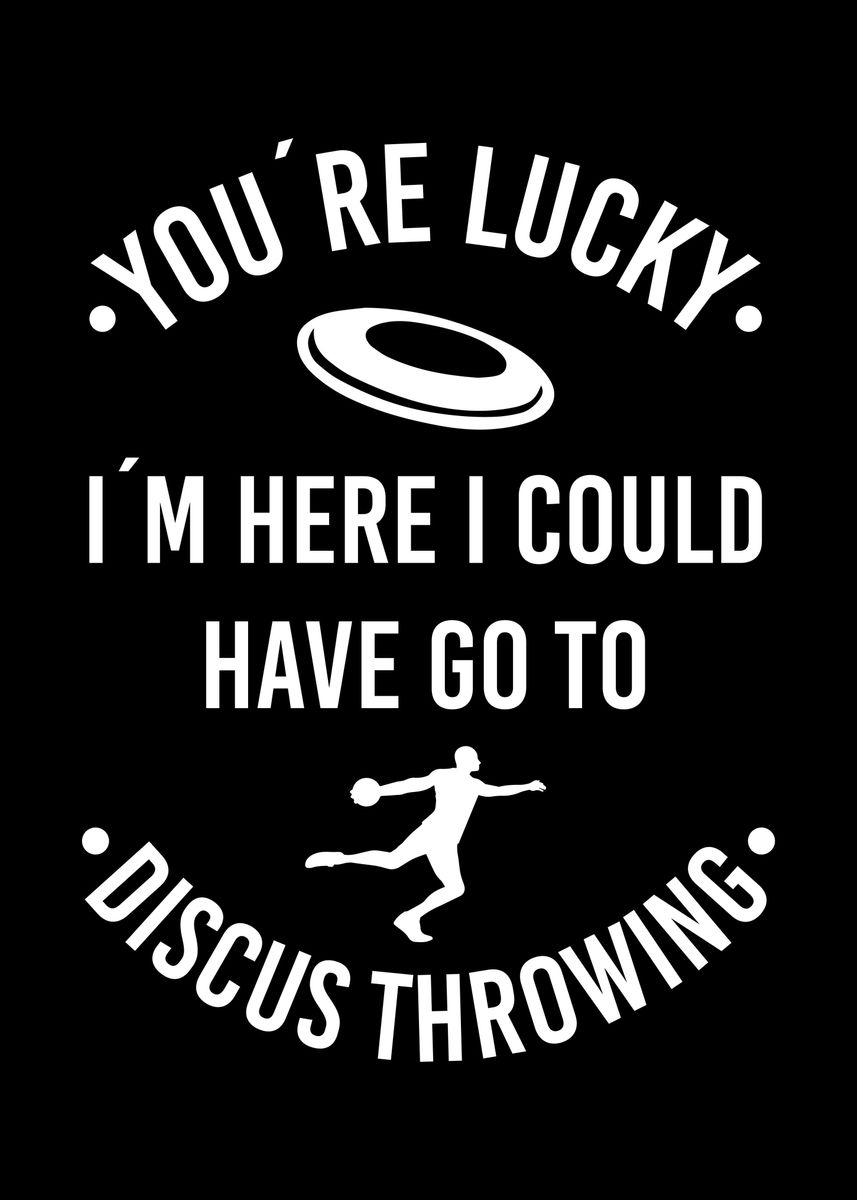 'Discus Throwing' Poster, picture, metal print, paint by Sebastian ...