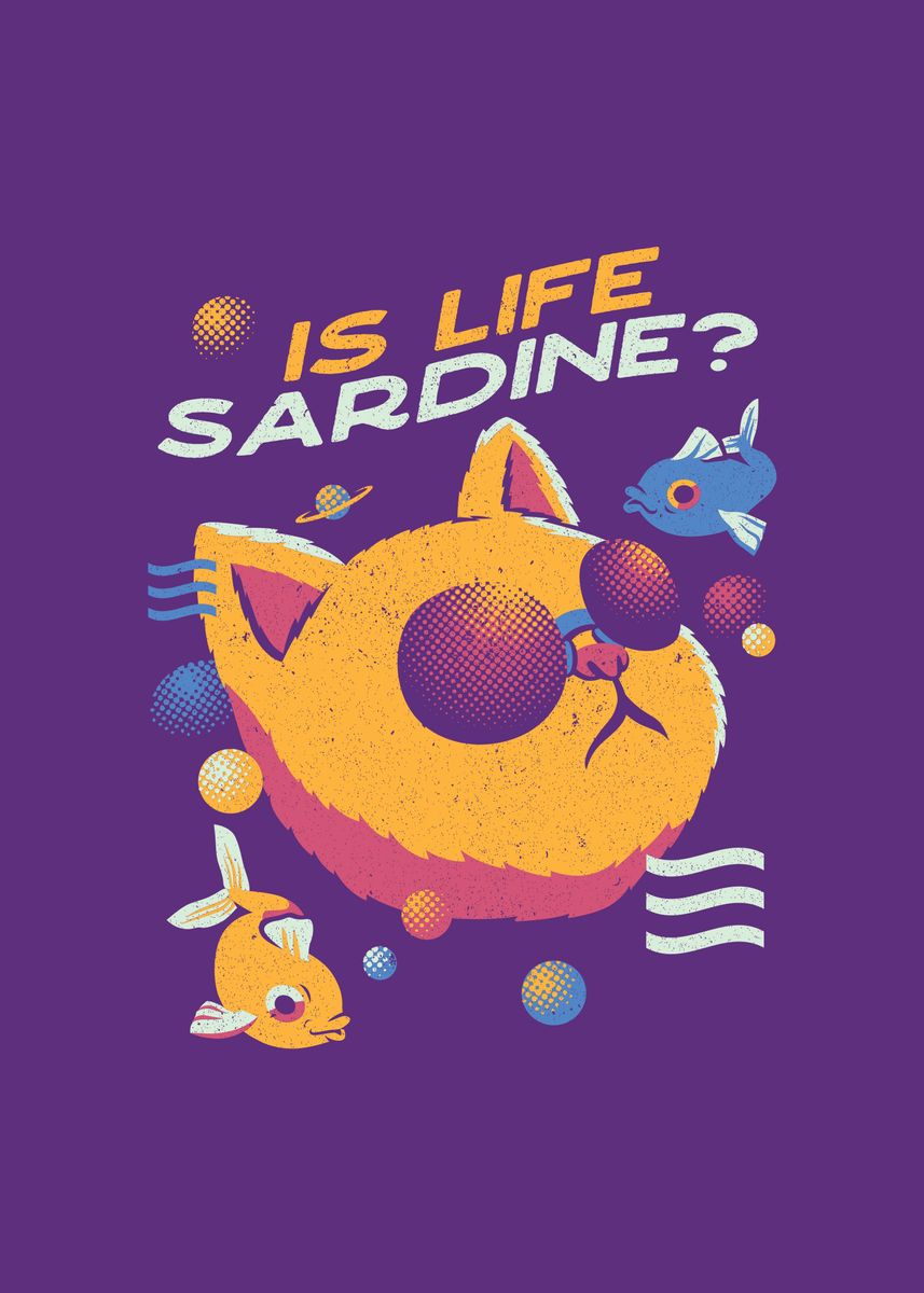 'Vaporwave Cat ' Poster, picture, metal print, paint by Tobias Fonseca ...