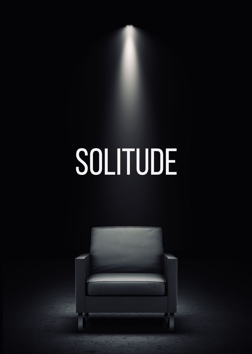 'Solitude' Poster, picture, metal print, paint by Panther Blades | Displate