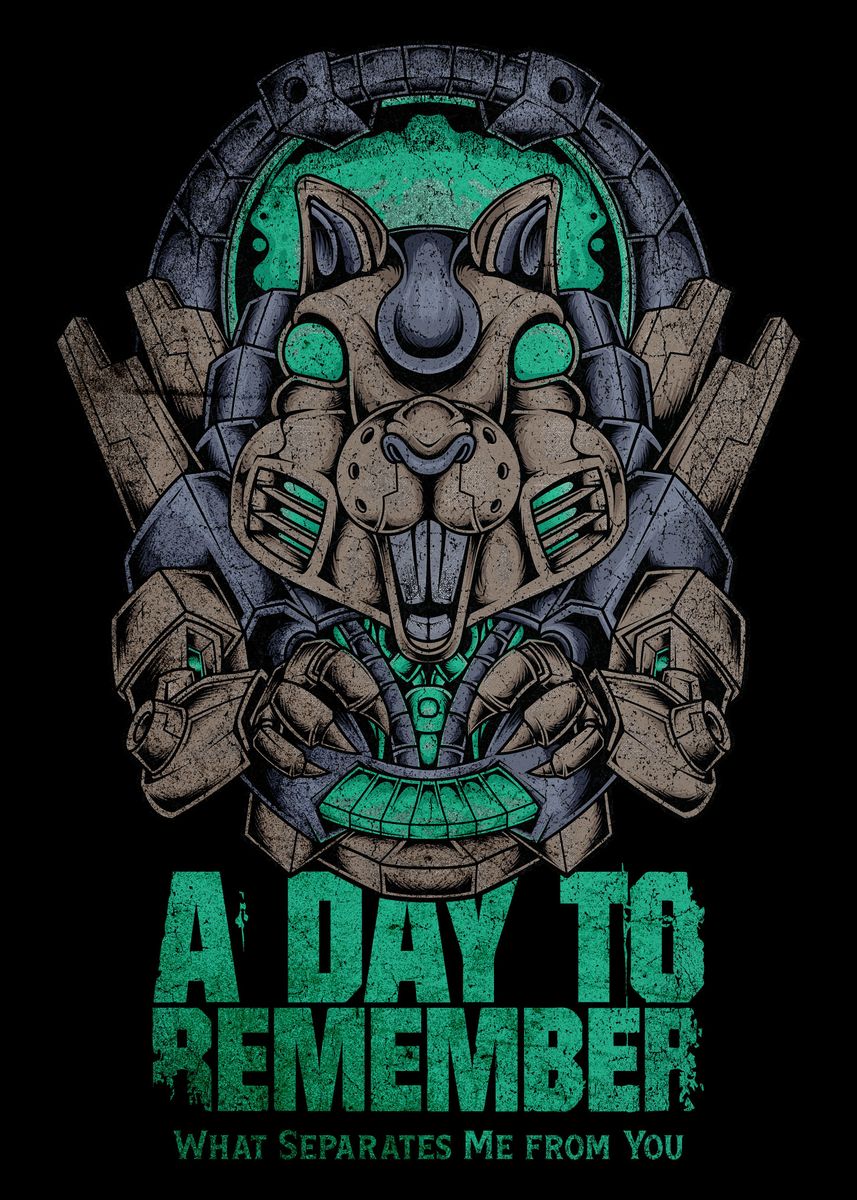 'ADTR alternative metal' Poster, picture, metal print, paint by mitra ...