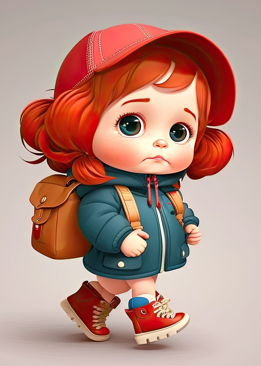 'Cartoons' Poster, picture, metal print, paint by Zoey Pershing | Displate