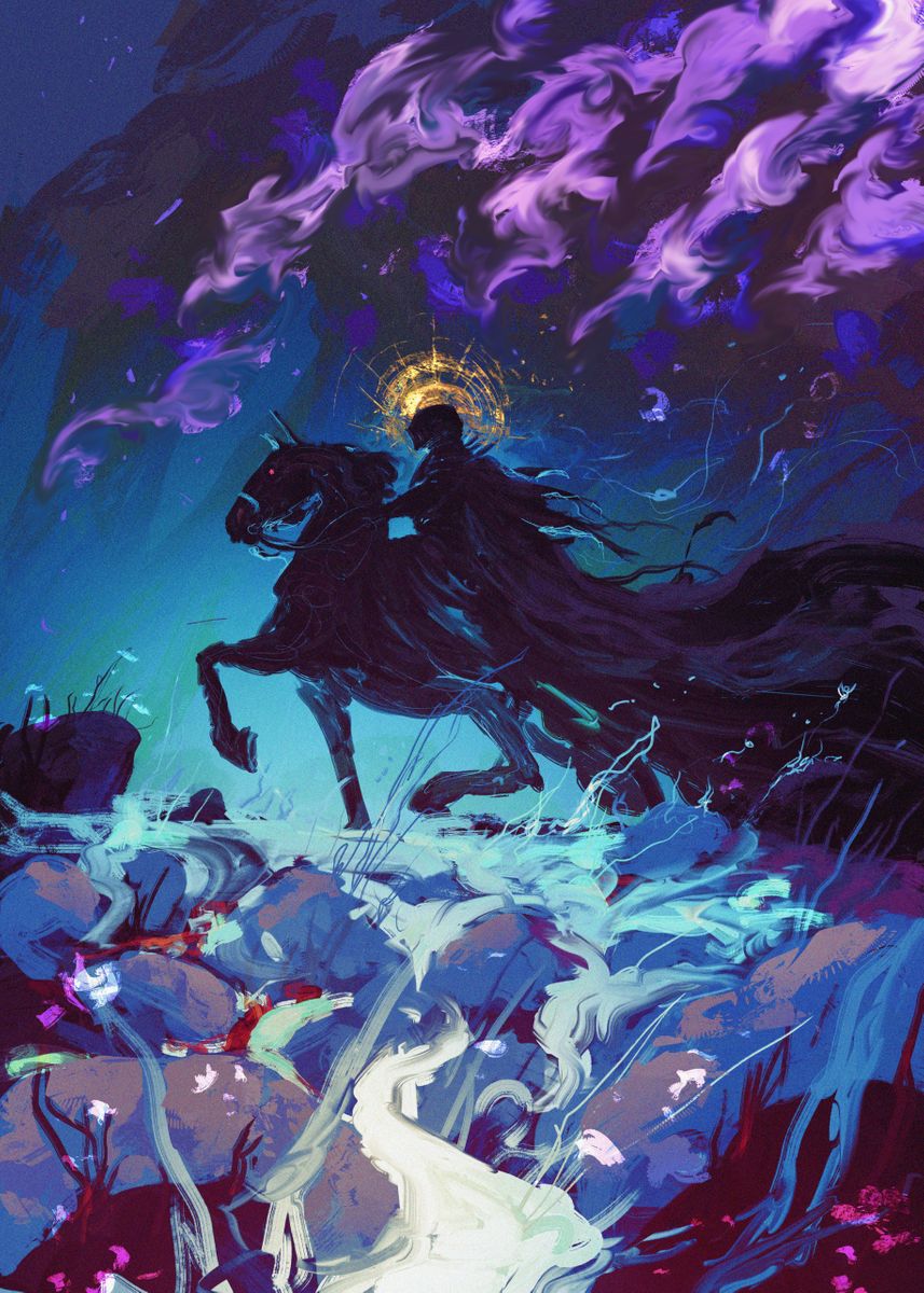 'Knight of the void' Poster, picture, metal print, paint by Anato ...