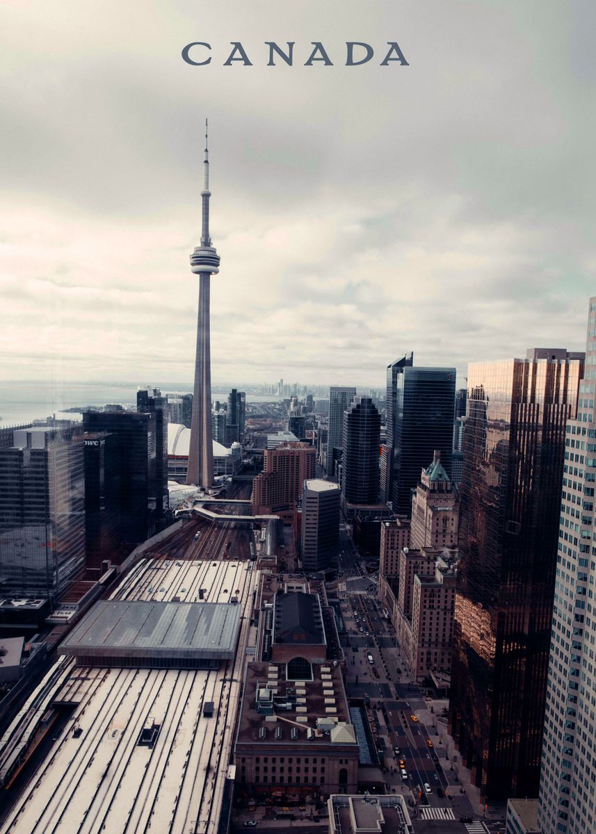 'Canada ' Poster, picture, metal print, paint by Big City | Displate