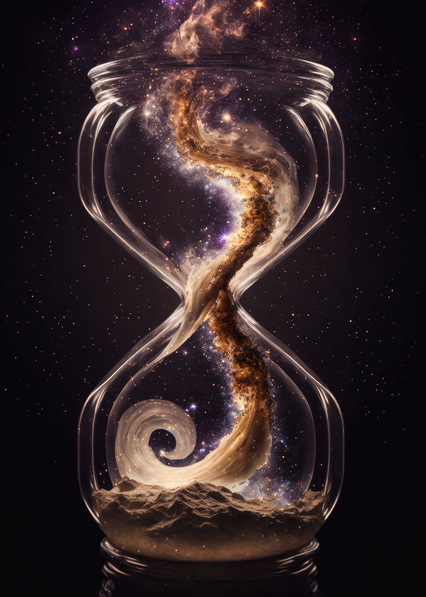 'Hourglass' Poster, picture, metal print, paint by Astrodeum | Displate