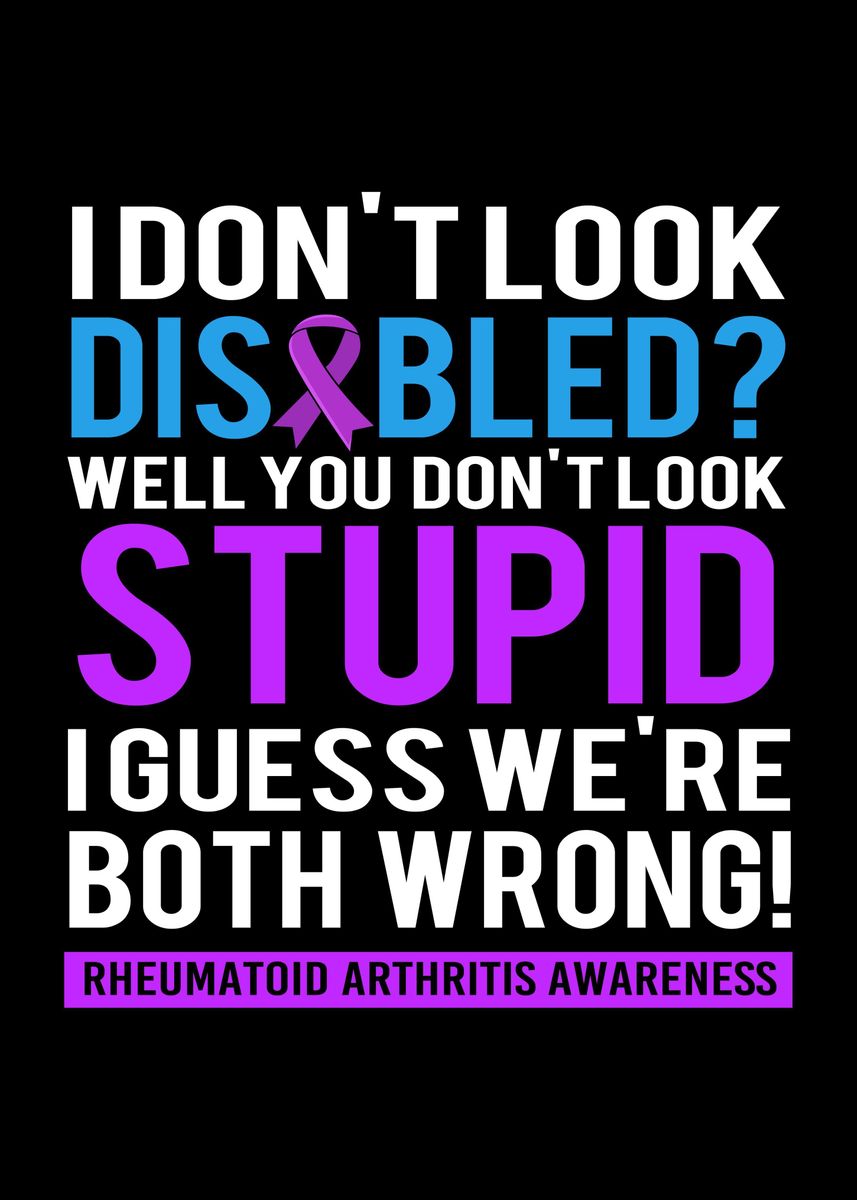 'Funny Rheumatoid' Poster, picture, metal print, paint by FunnyGifts ...