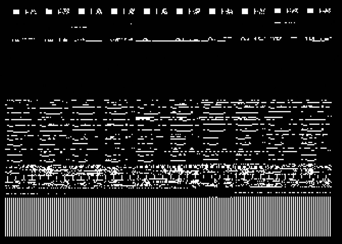 '8 bit bug glitch screen bl' Poster by Gianfranco Grenar | Displate