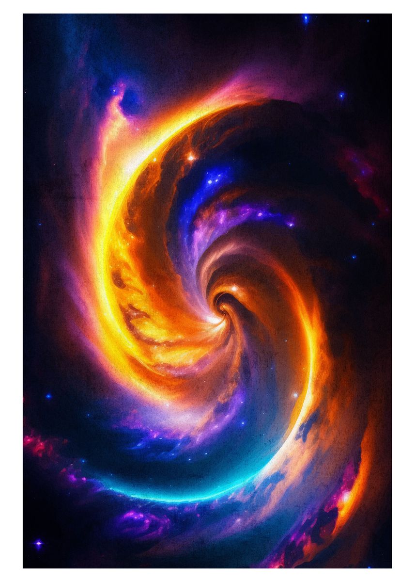 'galaxy' Poster, picture, metal print, paint by rasyid arsalafardhlan ...
