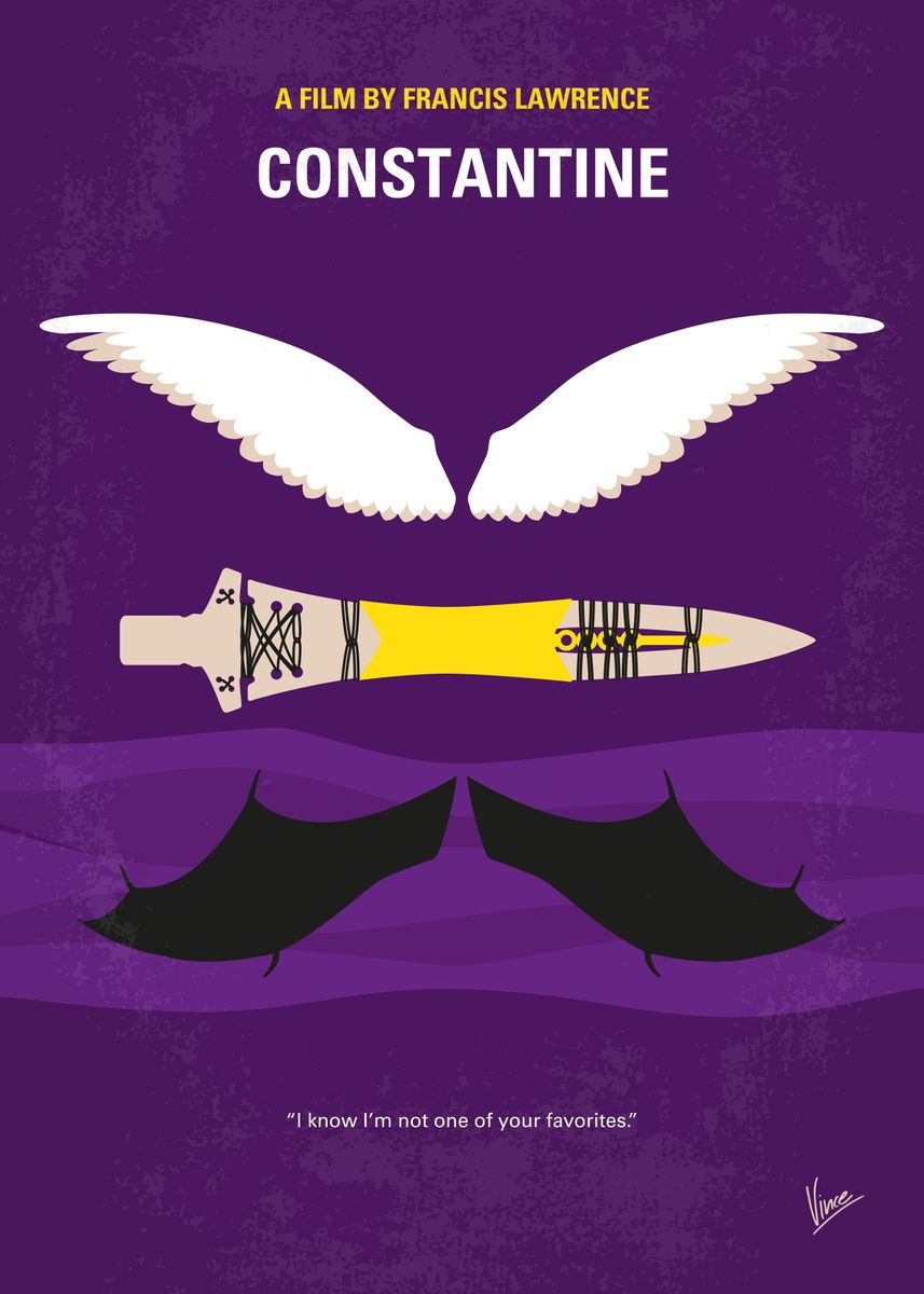 'No1370 My Constantine ' Poster, picture, metal print, paint by ...