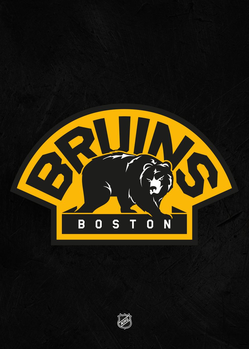 'Boston Bruins Logo' Poster by NHL | Displate