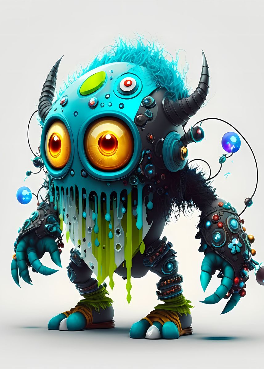 'Cartoons' Poster, picture, metal print, paint by Zoe Rodeheaver | Displate