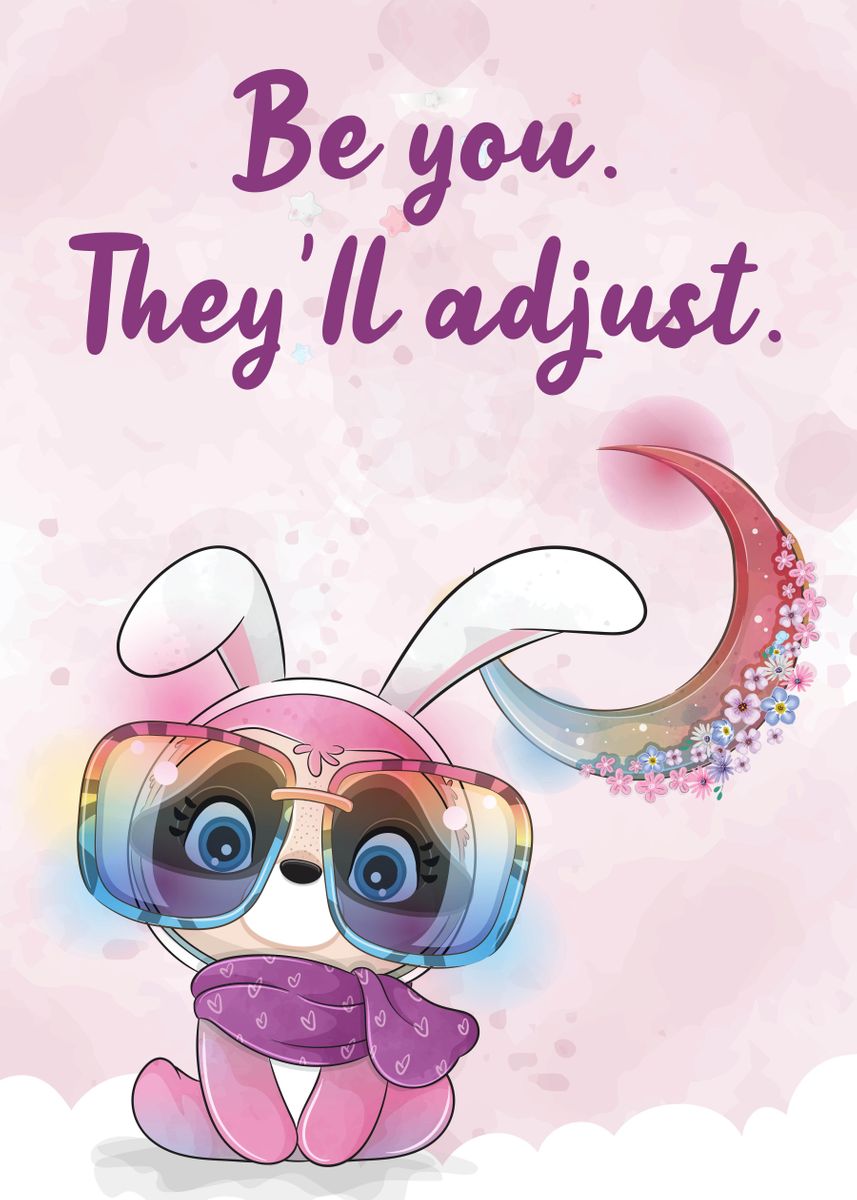 'Be you' Poster by Queensy Collin | Displate