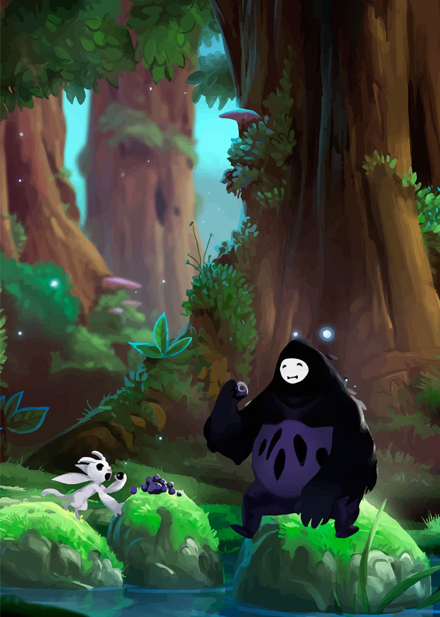 'Ori' Poster, picture, metal print, paint by Art Project | Displate