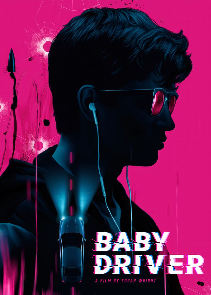 'Baby Driver' Poster by Ilham | Displate