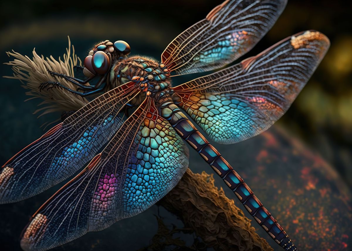 'Dragonfly' Poster by Zachariah Stacey | Displate