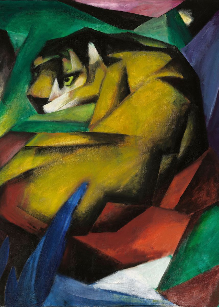 'The Tiger' Poster, picture, metal print, paint by tony4urban | Displate