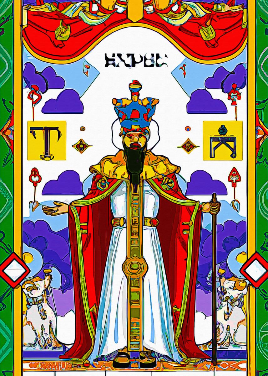 'The Emperor' Poster, picture, metal print, paint by Marek Czelejewski ...