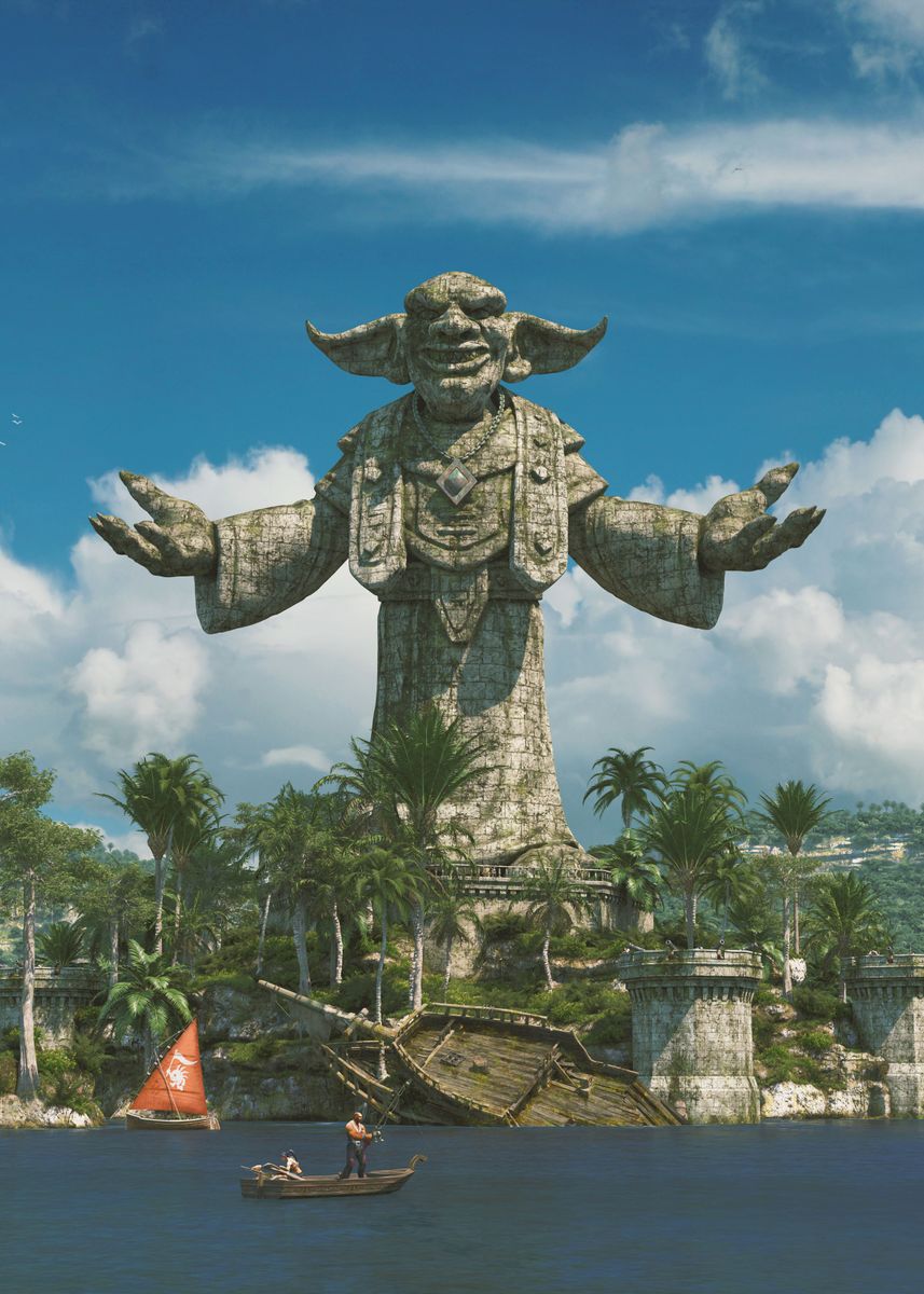 'Pirate Island' Poster, picture, metal print, paint by dreamwalker ...