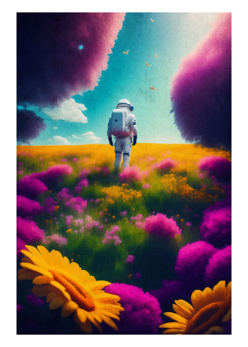 'astronaut' Poster, picture, metal print, paint by riyadi elyas rahmadi ...