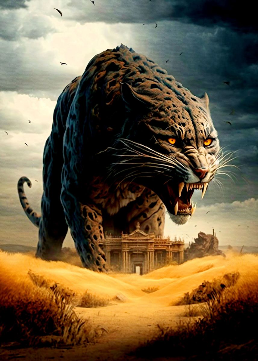 'Jaguar' Poster, picture, metal print, paint by Bioen King | Displate
