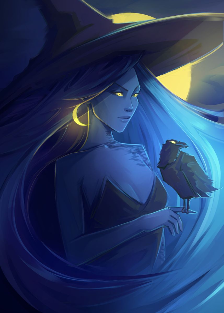 'Witch' Poster by Sonata Creates | Displate