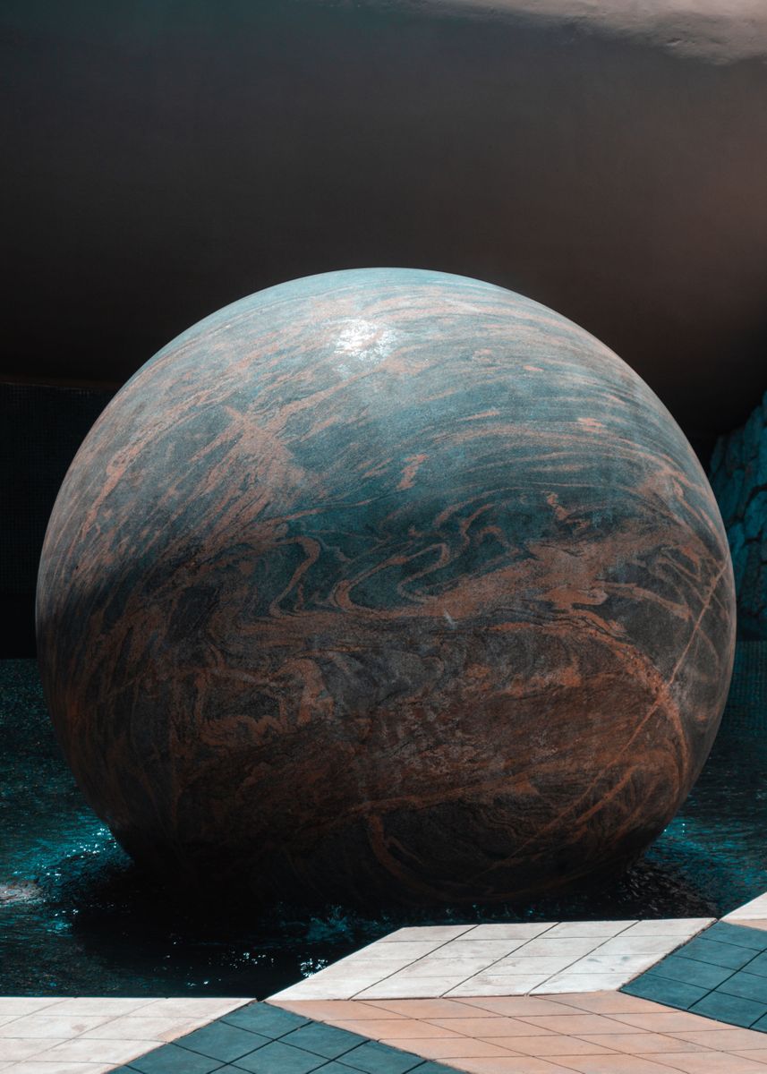 'stone planet and rubric' Poster, picture, metal print, paint by Travel ...