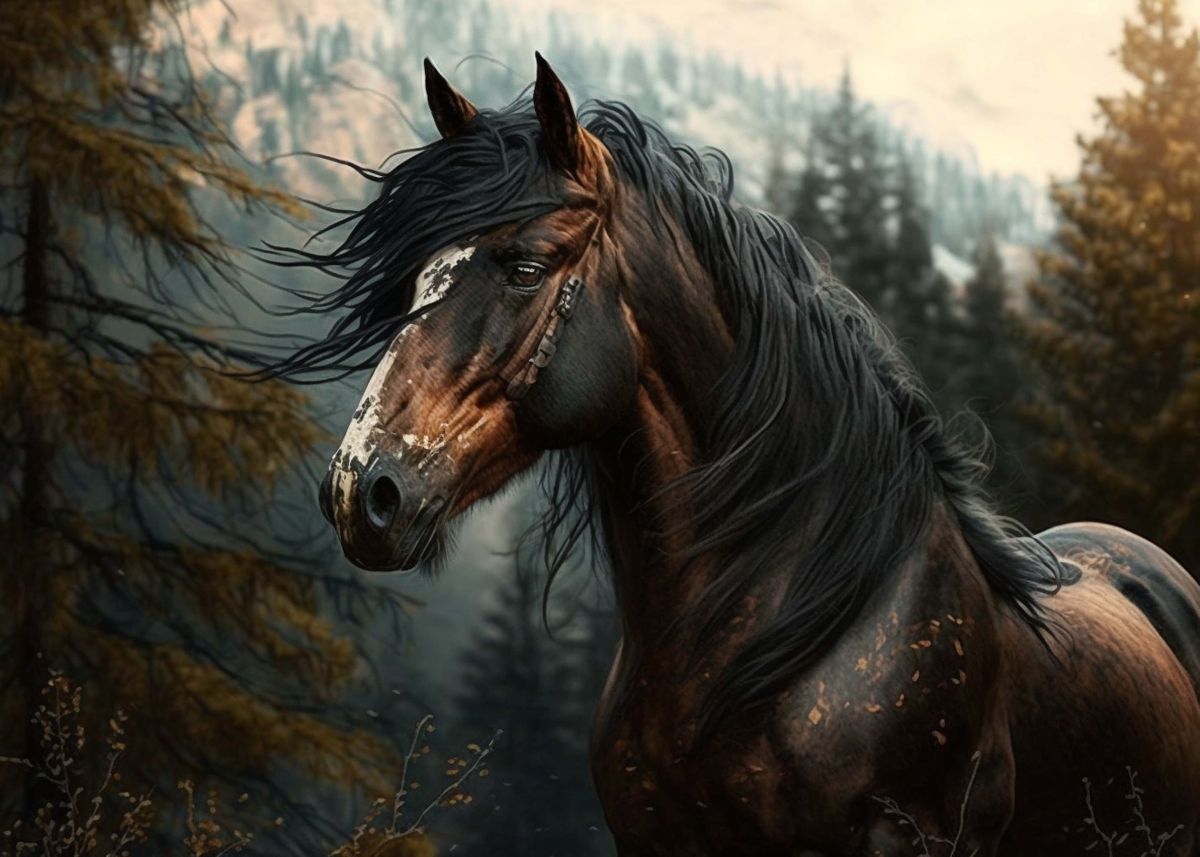 'horse Steed' Poster by Travel Travel | Displate