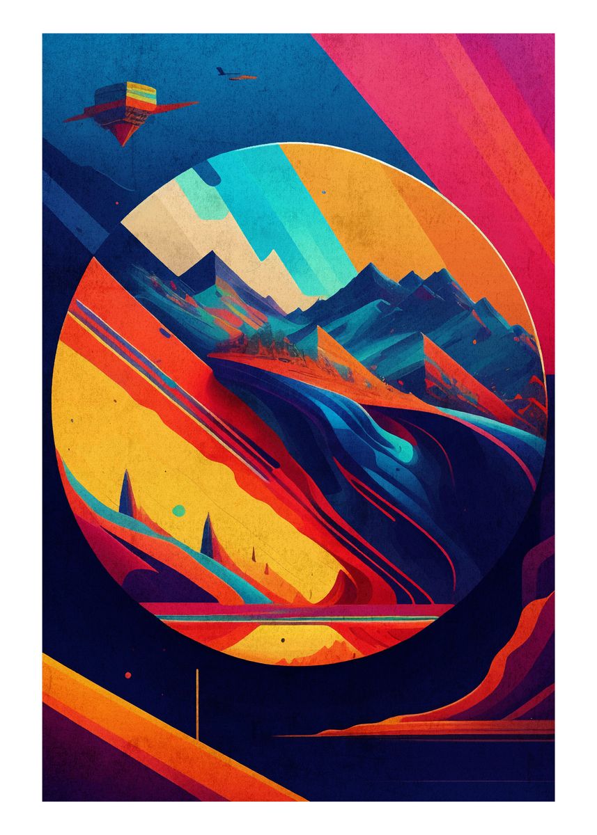 'mountain' Poster, picture, metal print, paint by riyadi elyas rahmadi ...