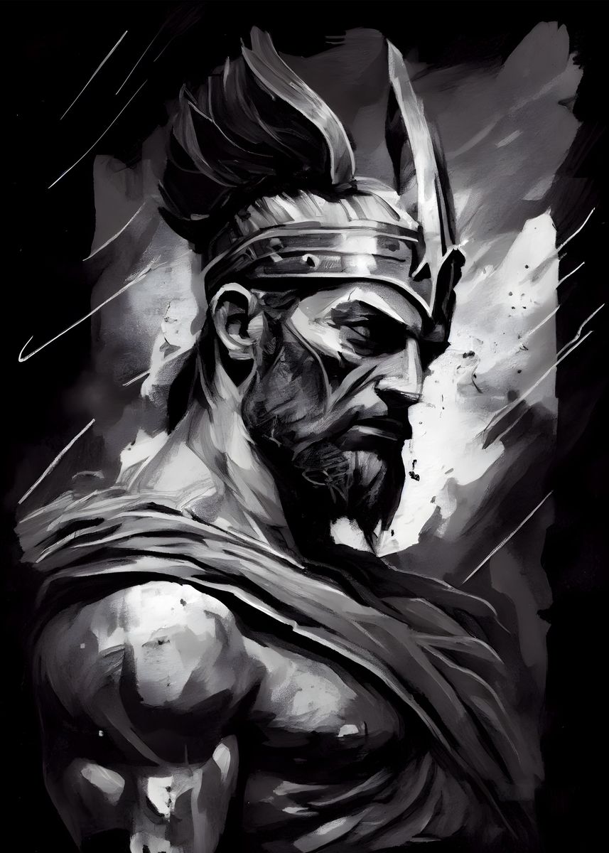 'Ancient Leader' Poster, picture, metal print, paint by GoodLifeImages ...