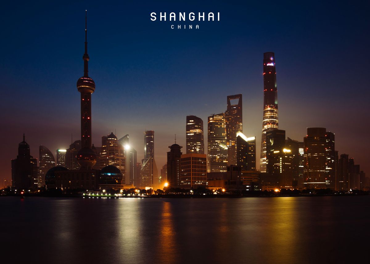 'Shanghai ' Poster by Big City | Displate