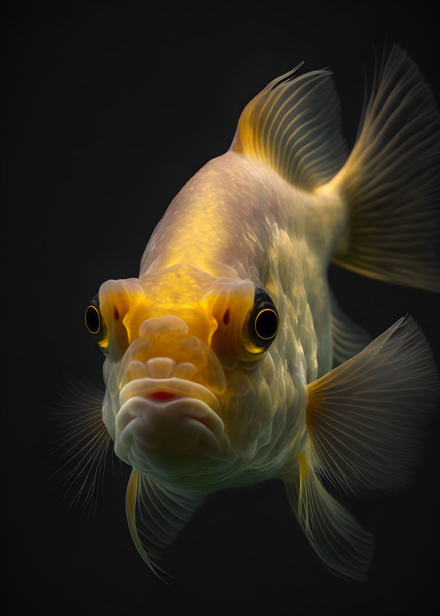 'Fish Portrait Photo' Poster, picture, metal print, paint by Maël ...