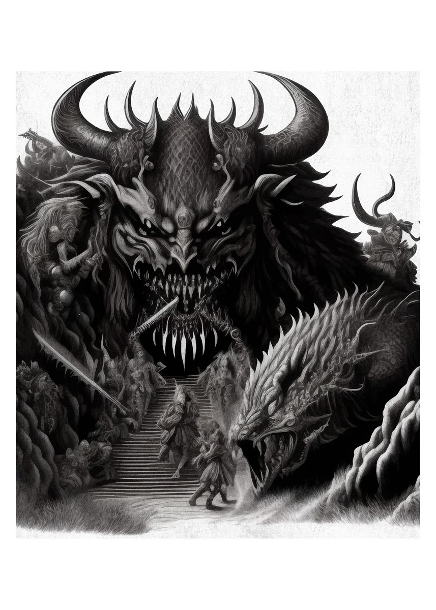 'monster' Poster, picture, metal print, paint by riyadi elyas rahmadi ...